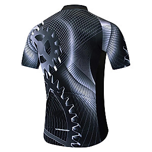 JPOJPO Men Cycling Jersey Set Short Sleeve MTB Bike Clothing Team Downhill Cycling Shorts Suit