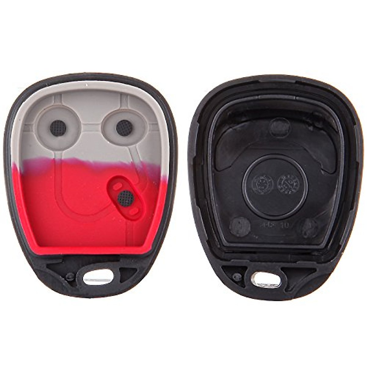 SCITOO Keyless Entry Option with Keyless SHELL Replacement for 3 Buttons 2003-2007 for Cadillac for Chevy for GMC for Hummer for Pontiac for Saturn 2PCS FCC 10377295