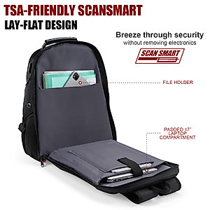 StarCloud 18.4-Inch TSA-Friendly Laptop Backpack - Water-Repellent, Perfect for College, Commuting, Weekend Getaways & Business Travel