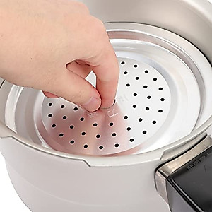 Operitacx Pressure Cooker 10 Quart Aluminum Pressure Cooker Mini Small Cooking Pot Gas Steamer Electric Ceramic Stove Safety Pressure Cooker For Induction All Cooktops 3L Pressure Canner