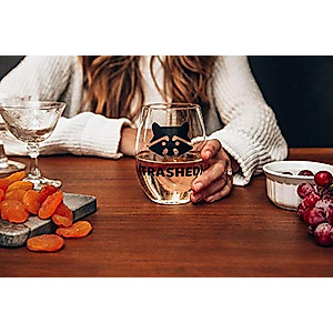 Raccoon "Trashed" Stemless Wine Glass | Holds 20 Ounces