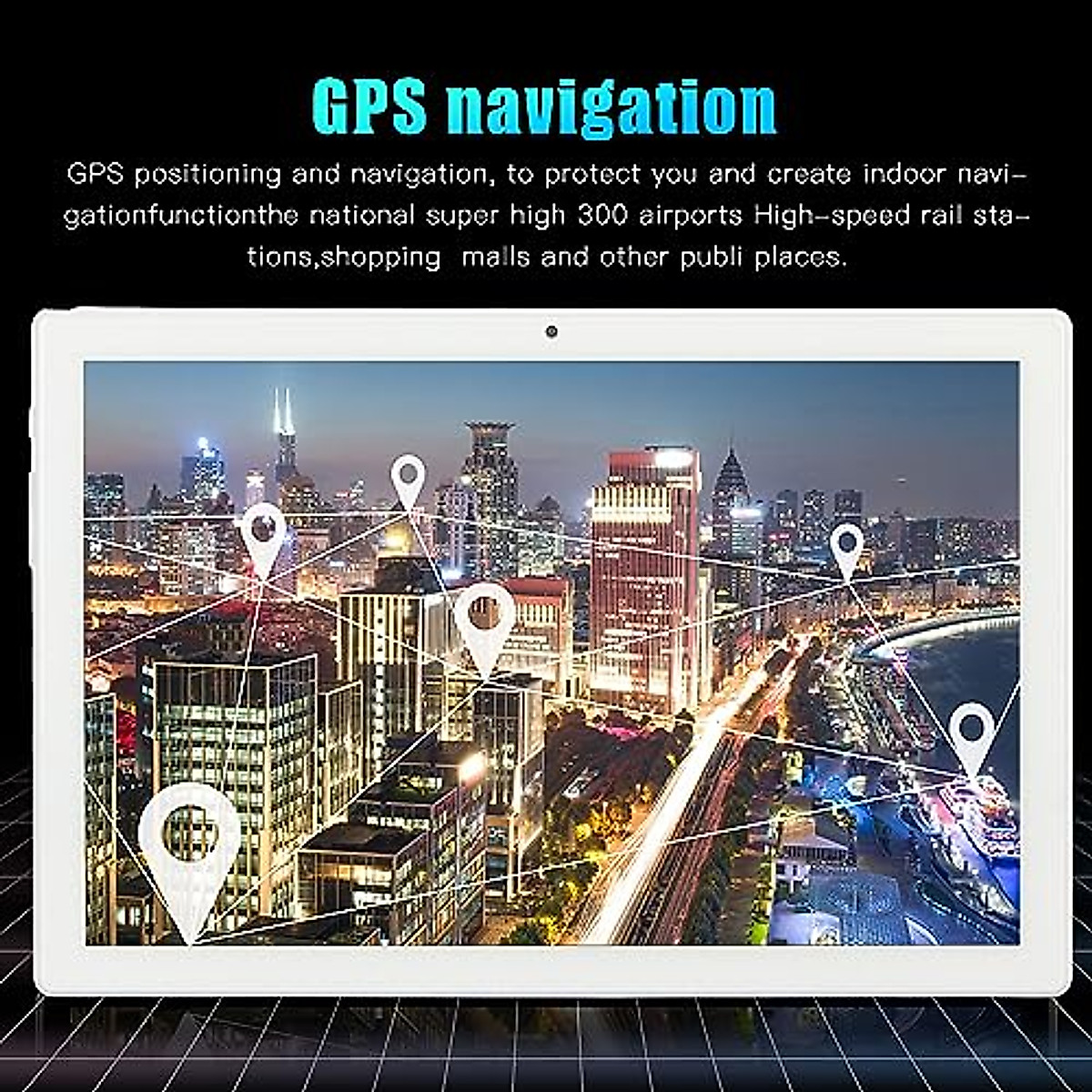 DAUERHAFT HD Tablet, Octa Core Processor 100-240V Gaming Tablet Front 8MP Rear 20MP for Android 11.0 for School (#1)