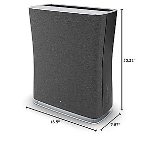 Stadler Form Luftreiniger Roger mit Dual Filter (H12 HEPA & Aktivkohle), filtert Schadstoffe wie Pollen, Staub, Tierhaare, Bakterien und Viren aus der Luft, bis zu 66 m² inkl. Auto-Modus