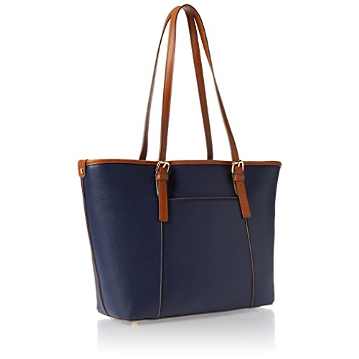 Anne Klein Womens Classic Ak Perfect tote, Distant Mountain/ Brownie, One Size US