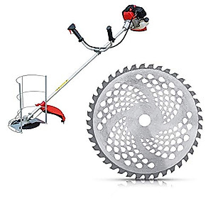 40 Teeth Brush Cutter Trimmer Weed Eater Blades Sharp Hard Steel Grass Garden Lawn 1 Inch Hole