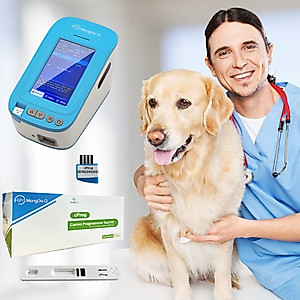 MONGGO Q 10Pcs Canine Progesterone Test Kit for Dog, only Progesterone Machine (Analyzer)