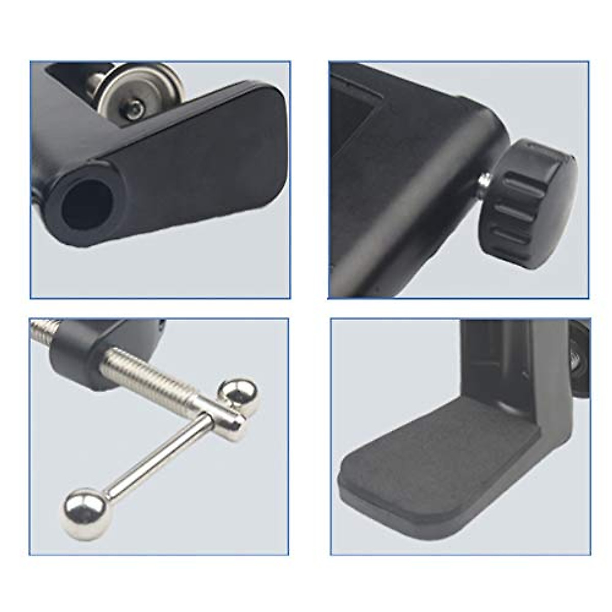 ARTIBETTER C Shape Desk Table Mount Clamp For Microphone Mic Suspension Boom Scissor Arm Stand Holder with Adjustable Screw