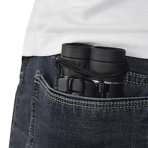 ODLUHAO HD Powerful Binoculars 5000M Long Range Folding Mini Telescope Professional Hunting Zoom Military BAK4 FMC Optics for Sports Outdoor Camping Travel Gifts (500x25)