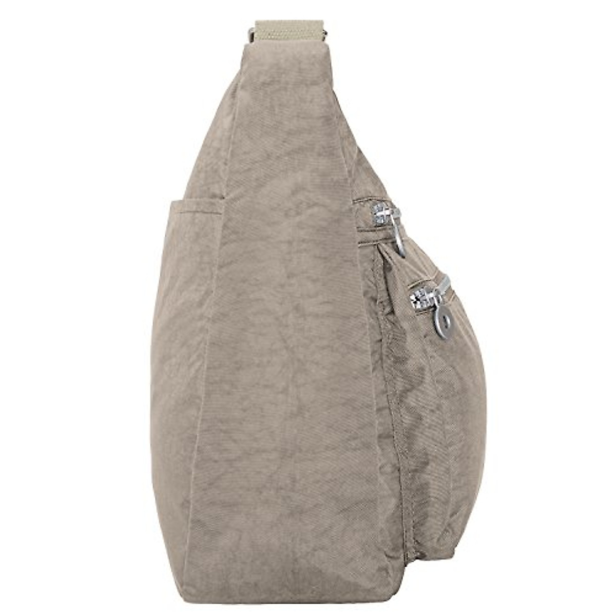 NeatPack Crossbody Bags for Women with Bottle Holder, Anti Theft RFID Pocket and Multiple Compartments, Travel Purses, Grey