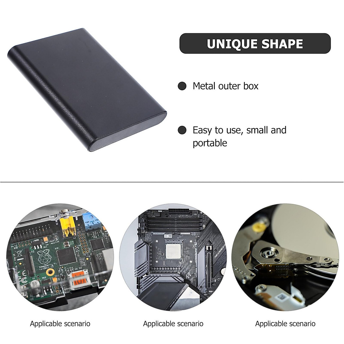Totority 1pc Ssd Solid State Drive External Hard Drive USB c S Storage Expansion External Hard Disk Ssd Hard Drive External 2tb External Hard Drive Ssd 2tb Ssd Hard Disk 1t Computer Metal