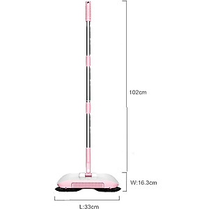 Robot Vacuum，Robot Vacuum Cleaner Wet and Dry Vacuum Broom Robot - Magic Handle Household Electric Floor Mop for Home and Kitchen Cleaning