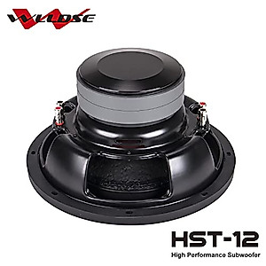 WLLDSE 12 inch 1200 Watt Peak Momentary Power Dual 2 Ohm Car Subwoofer, Black