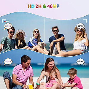 WSNDD Kids Camera, Toddler Camera for 4 5 6 7 8 9 Year Old Girl Gifts, 4-9 Year Old Girl Birthday Gifts, HD Kids Pink Video Camera with 32GB SD Card