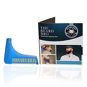 7 Tools in 1 Beard Bro Facial Hair Shaping Tool- Beard Styles/Neck Back of Neck Shaper