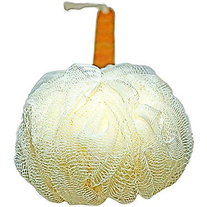 2-Pack Shower Loofah Body & Back Scrubber - Exfoliating Loofah luffa loofa Bath Brush On a Stick - With Long Wooden Handle Back Brush For Men & Women - Easy Reach Body Wash & Lotion Applicator