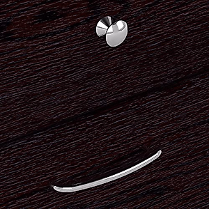 Bush Furniture Cabot Desk with Hutch | Corner with Storage for Home Office | L Shaped Computer, 60W, Espresso Oak