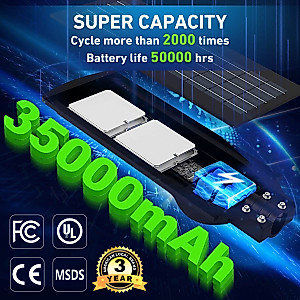 AllEASY Solar Street Light Outdoor Waterproof, 600LEDs 30000lm, IP67 Solar Flood Lights Dusk to Dawn Lighting with Remote Control, Security Motion Sensor Lamp for Garage, Yard