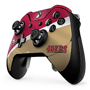 Skinit Decal Gaming Skin compatible with Xbox One Elite Controller - Officially Licensed NFL San Francisco 49ers Design