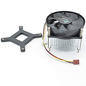 A93 CPU Cooler Radiator - 95mm Cooling Fan & Aluminum Heatsink - for Intel CPU Socket LGA775 (A93)