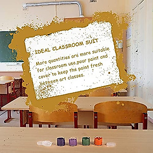 Small Paint Cup with Lids, Plastic Mini Paint Containers DIY Craft Storage Containers Craft Paint Cup for Paint Beads Seeds Clay or Others (100 Pieces)