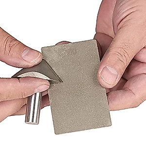 Trend Complete Diamond Sharpening Kit: Double-Sided Credit Card Stone & Mini Taper File w/ Lapping Fluid, Cleaning Block, Instructional DVD & Guide, DWS/KIT/C