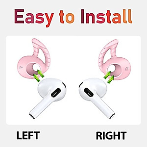 Ear Hooks for AirPod 3, Ear Grip Covers Silicone Accessories for Apple AirPods 3rd Generation Anti-Slip Ear Hook Holders Earbud Tips Earhooks (5 Pack)