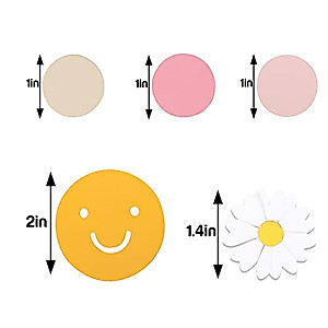 Smile Daisy One Groovy Baby Confetti - Flower Child Confetti Decor, Two Groovy Baby Daisy Cake Smash Favor, Daisy Smile Table Confetti, Flower Power Theme Party Supplies