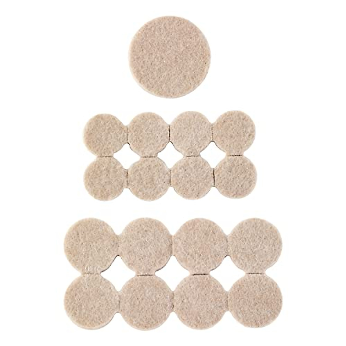 Scotch SP842-NA Felt Pads, 36 Count (Pack of 1), Beige