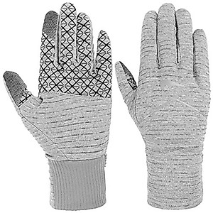 NIKE Women's Sphere 2.0 Gloves, Particle Grey Heather/Grey Fog/Silver, S
