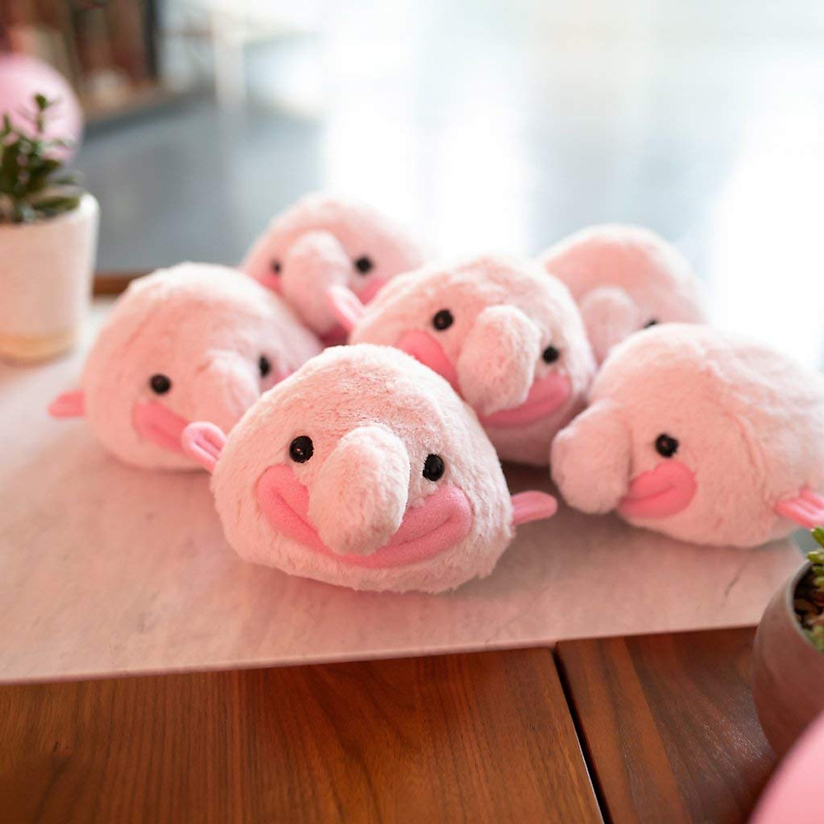Hashtag Collectibles Stuffed Blobfish - Smiling Edition
