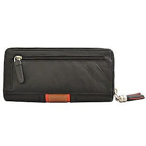 Visconti Women's Soft Leather Bifold Checkbook Wallet & Purse