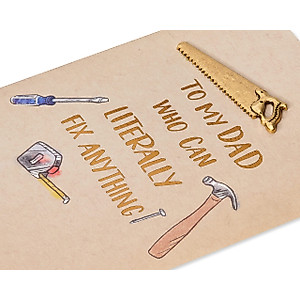 Papyrus Funny Birthday Card for Dad (Broke Everything)