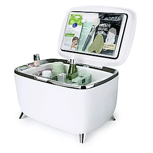PERSONAL CHILLER Mini Skincare Fridge 6 Liter, Portable Cosmetic Fridge, Low Noise Small Refrigerator for Beauty Products, Beverage, Home, Bedroom, Dorm, Office