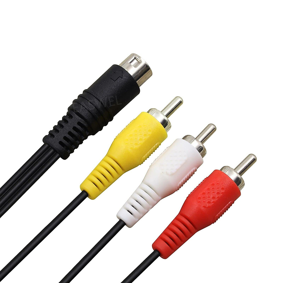 -6FT 3 RCA Audio Video AV Connection Adapter Replacement for Sega Genesis 2 and 3 Cord Cable