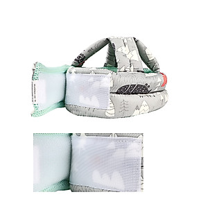 Cute Baby Safety Helmet Toddler Head Protection Adjustable Baby Bumper Hat Head Cushion Helmet Bumper Bonnet