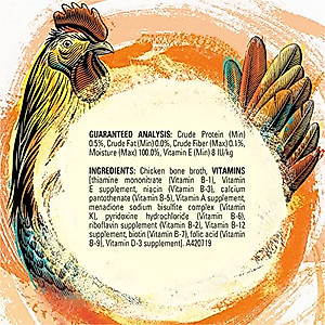 Beyond Purina Limited Ingredient, Natural Wet Cat Food Complement, Mixers Immune Support Chicken Bone Broth - (16) 1.55 oz. Pouches