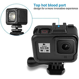 Mojosketch Plastic Standard Frame Mount for GoPro Hero 8 Black Protector Housing with Quick Release Buckle for Hero 8 Action Camera