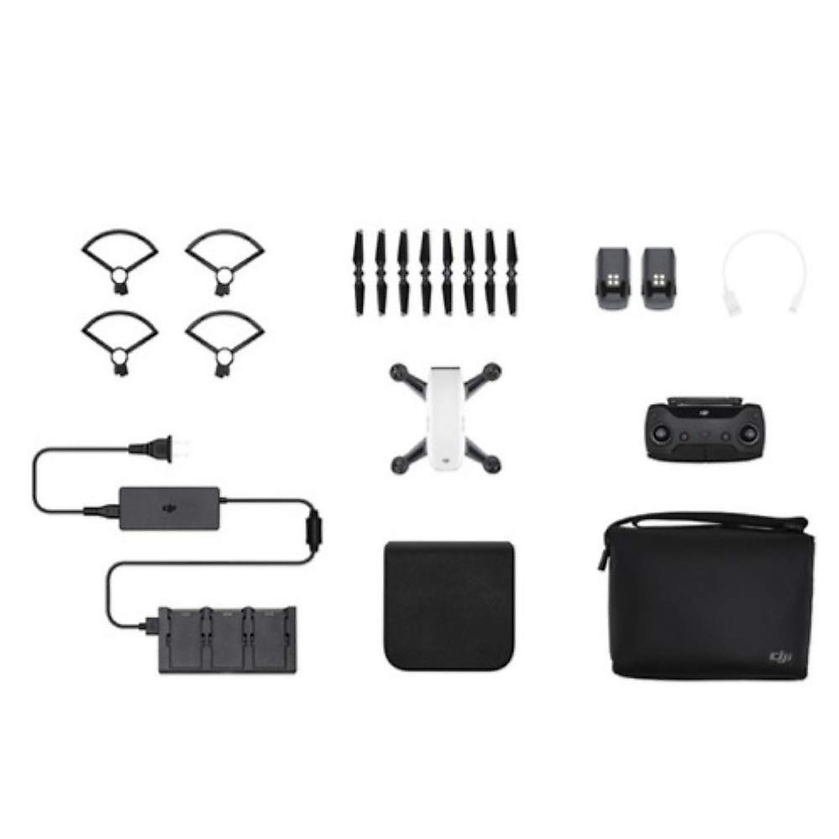 DJI Spark, Fly More Combo, Alpine White