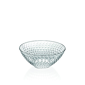 Barski Glass Bowl - For Dessert - Salad - Pasta - Fruit - Nuts - Chocolate - Set of 4 Bowls - Designed - 6.25" Diameter - Made in Europe