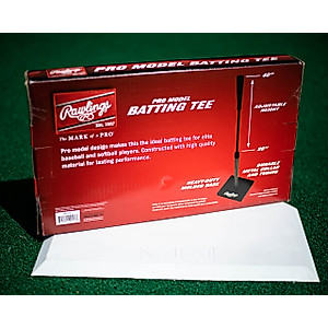 Rawlings | PRO MODEL Batting Tee | Heavy Duty Base | Adjustable Height 21"-36"