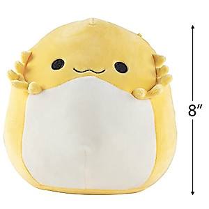 Squishmallows 8" Bertwin The Bearded Dragon - Officially Licensed Kellytoy Plush - Collectible Soft & Squishy Lizard Stuffed Animal Toy - Add to Your Squad - Gift for Kids, Girls & Boys - 8 Inch