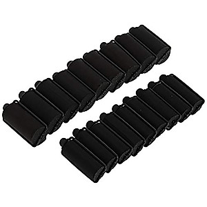 Evolve Satin-Covered Rollers, 18 Piece