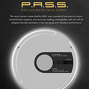 S.M.S.L PL200 MQA-CD Player Player HiFi Lossless AK4499EX Chip Bluetooth Playback Dac Headphone Amplifier,with Remote Control (Silver)