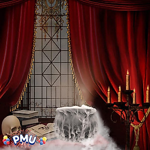 PMU Halloween Cauldron - Blow Mold Plastic Party Accessory - Candy Holder for Kids - Halloween Party Favors & Supplies - 10 Inch Black Pkg/1