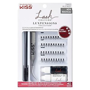 Kiss Lash Couture Luxtensions Faux Lash Extensions Kit (Pack of 3)