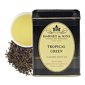 Harney & Sons Tropical Green Tea, Loose tea in 3 oz tin
