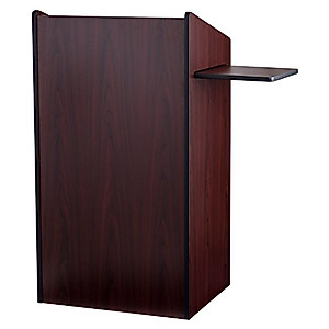 Oklahoma Sound Aristocrat Floor Lectern, Mahogany