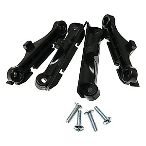 RLECS CPU Fan Retainer Bracket 4PCS Black CPU Fan Support Bracket CPU Motherboard Bracket Clips for AM4