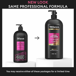 TRESemmé 24 Hour Volume Shampoo with Pump For Fine Hair Formulated With Pro Style Technology 39 Fl Oz