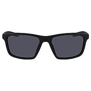 Nike CW4645-010 Valiant Sunglasses Matte Black Frame Color, Grey Lens Tint, 60/17/135